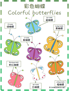 Spring Theme Chinese Learning and Activity Worksheets