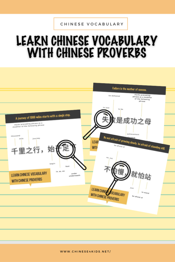 >>CHINESE VOCABULARY Archives - Chinese For Kids