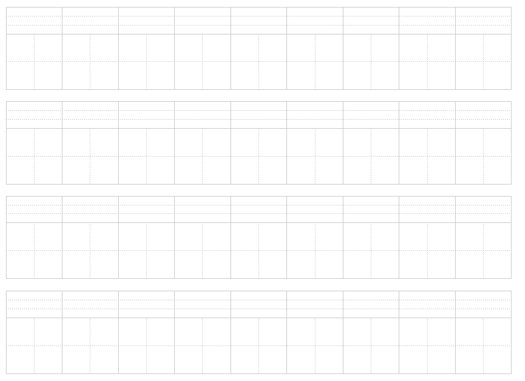 Practice Paper for Learning Chinese Writing