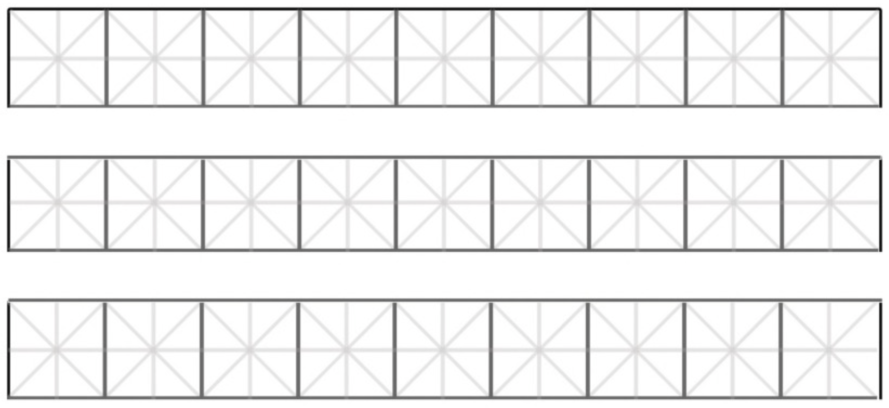 Practice Paper for Learning Chinese Writing
