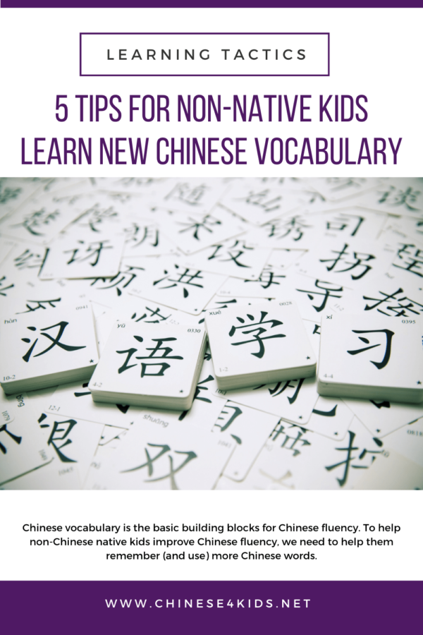 5 Tips to Help Non-Native Chinese Kids Remember New Vocabulary
