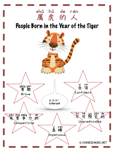 Learn About Chinese New Year of the Tiger For Kids
