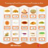 Thanksgiving food Chinese Vocabulary Flashcards