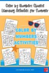 Color by Numbers Activities for Kids to Learn Chinese in Summer