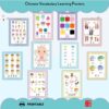 Chinese Vocabulary Learning Posters