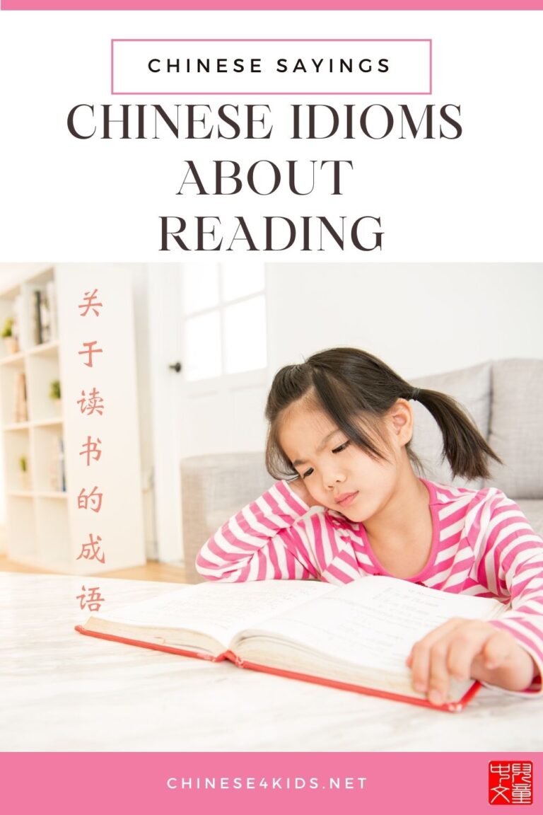 Chinese idioms about reading