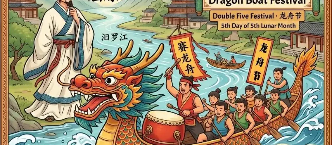 Dragon Boat Festival for Kids: Traditions, Vocabulary & Activities